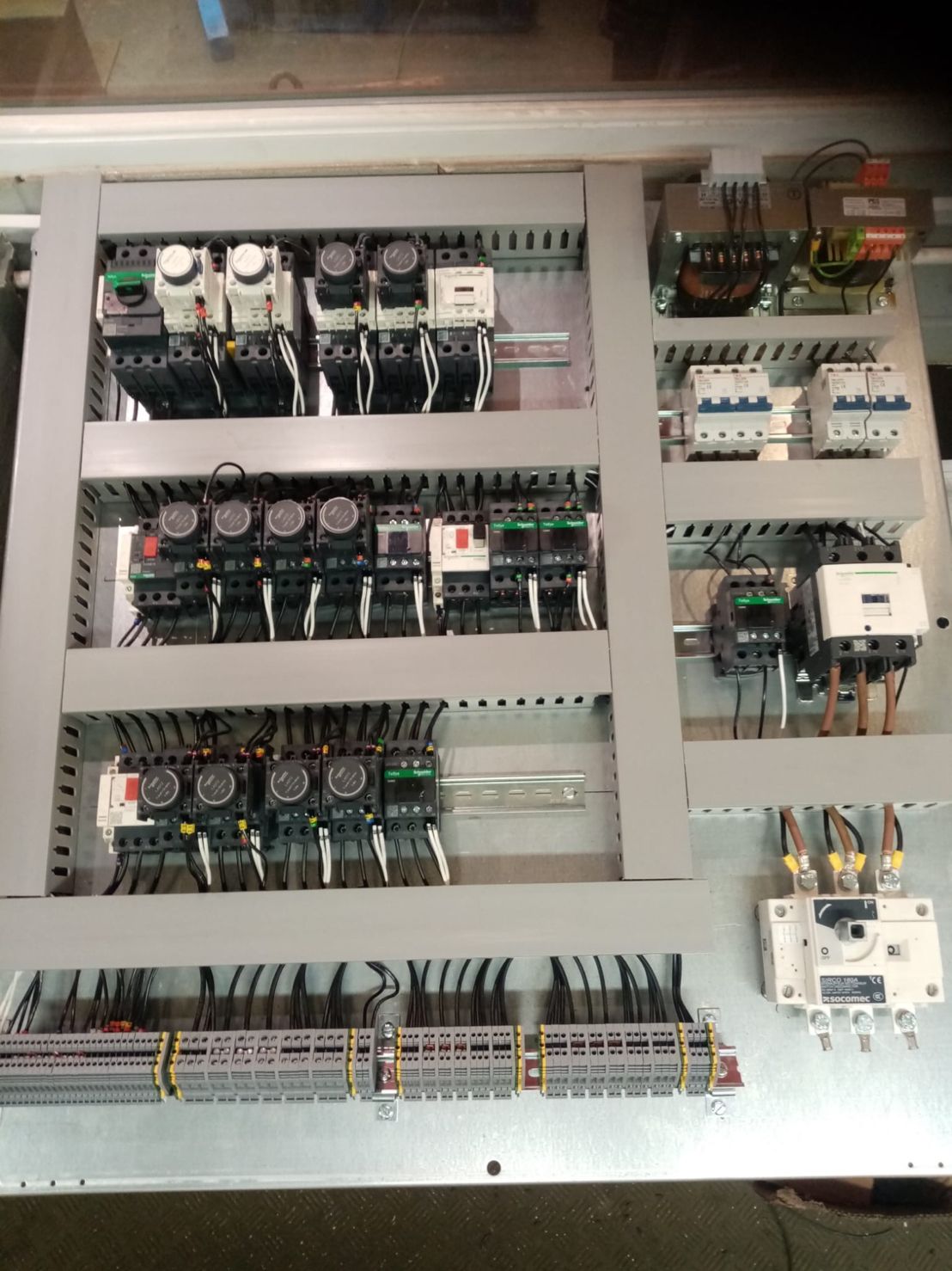 Slip Ring Motor Control Panel for Hereford Hoist System - Granada Cranes