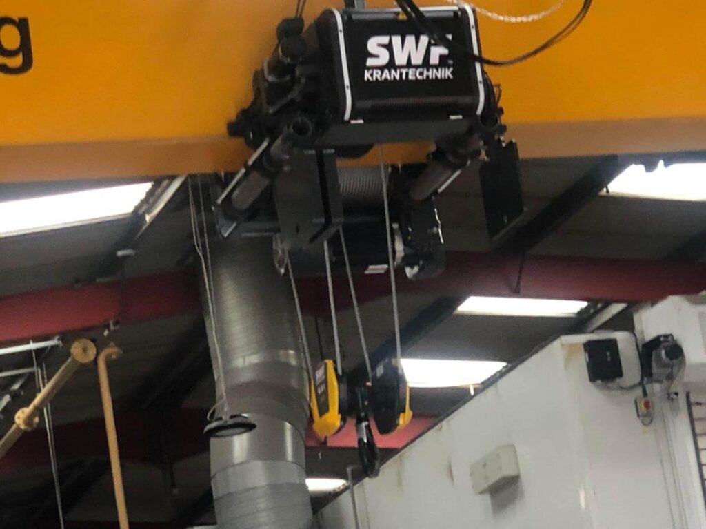 6,000kg Single Girder Overhead Crane for Dennis Eagle - Granada Cranes